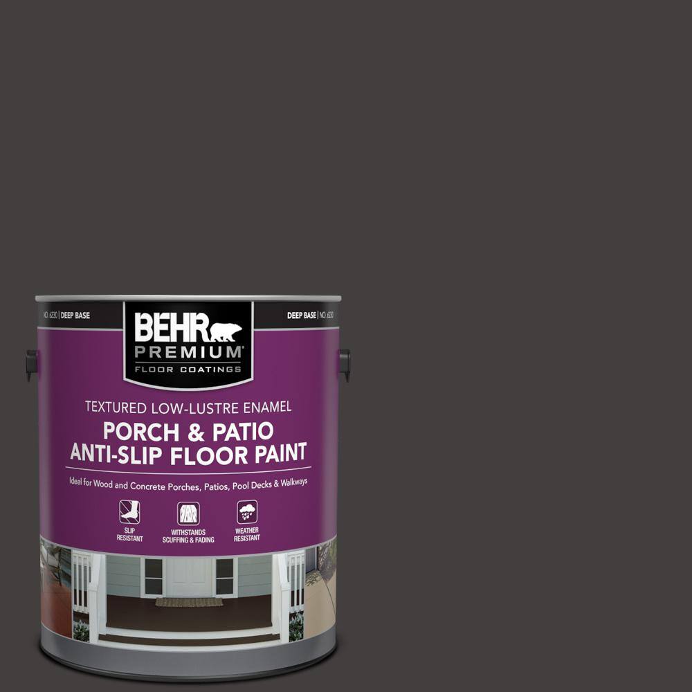 BEHR PREMIUM 1 gal. #MQ1-35 Off Broadway Textured Low-Lustre Enamel ...