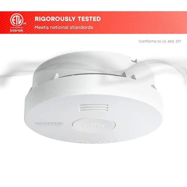 Universal Security Instruments (3-Pack) 10-Year Battery Powered Mini ...