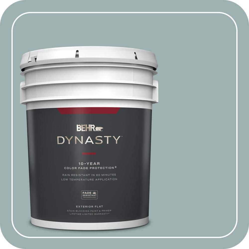 BEHR DYNASTY 5 gal. #PPF-36 Veranda Charm Flat Exterior Stain-Blocking ...