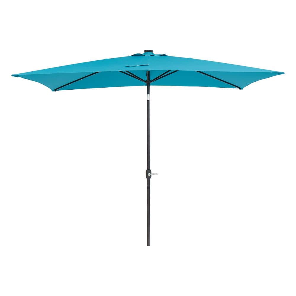 Patere 10 ft. x 6.5 ft. Rectangular Steel Pole Market Tilt Half Patio ...