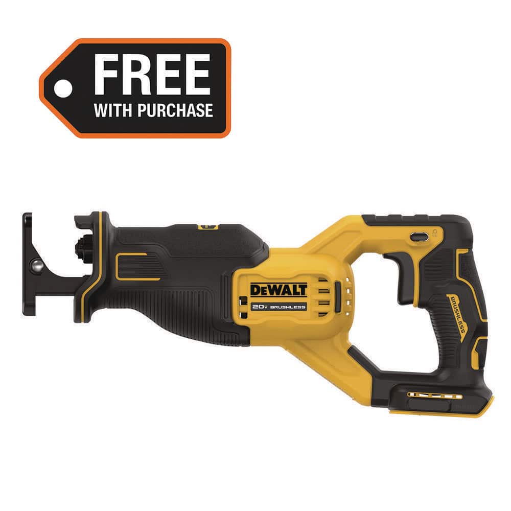 DEWALT 20V MAX Cordless Brushless Reciprocating Saw (Tool Only) DCS382B ...