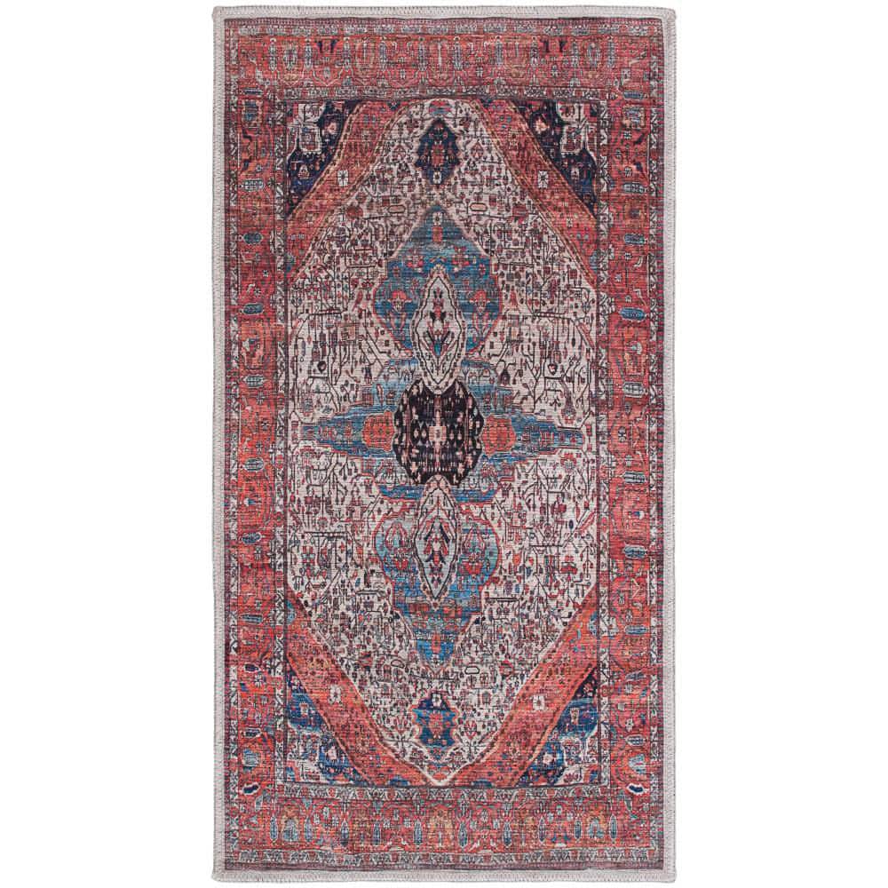 Nourison Machine Washable Brilliance doormat 2 ft. x 4 ft. Center ...