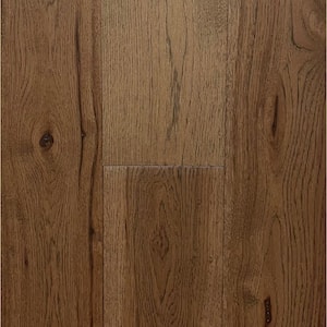 CENTURY FLOORING Coastal Oak 1/2 in. T x 7.4 in. W Tongue and Groove ...