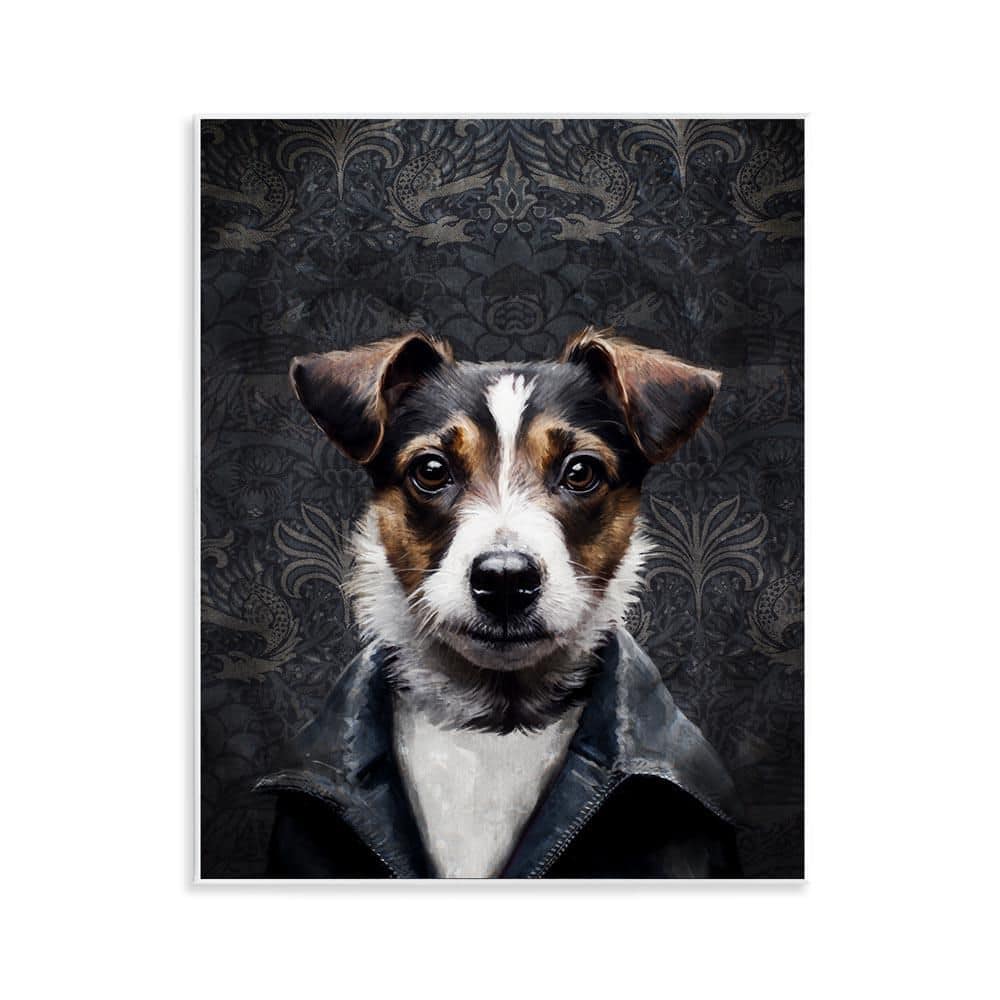 Stupell Industries Dog with Ornate Background by Svetlana Aleynikova ...