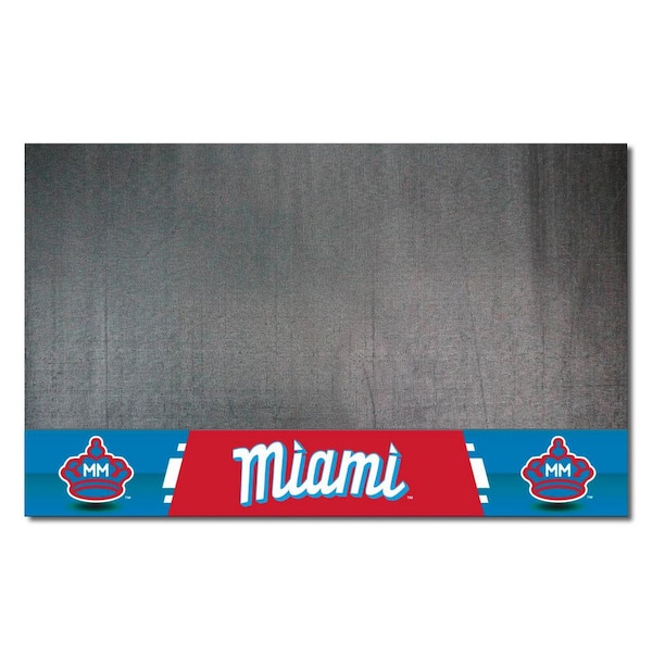 FANMATS Miami Marlins Vinyl Grill Mat - 26in. x 42in. 37548 - The Home ...
