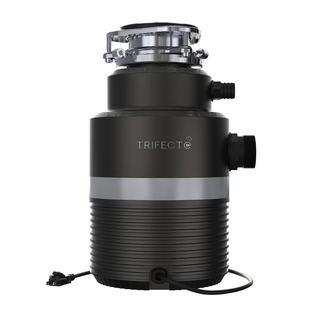 Trifecte Scrapper 1 HP Continuous Feed Black Garbage Disposal with ...