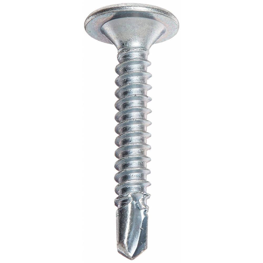 BIG TIMBER #10 x 1 in. Star Drive Wafer Head Self-Drilling Screw (735 ...