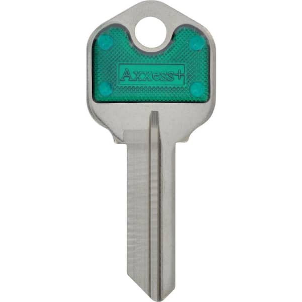 Hillman #66 Green Key Blank 88912 - The Home Depot