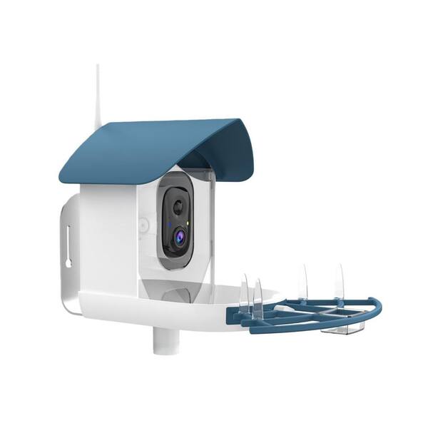 Afoxsos Smart Bird Feeder Bird House with 1080P HD Camera, Solar Roof ...