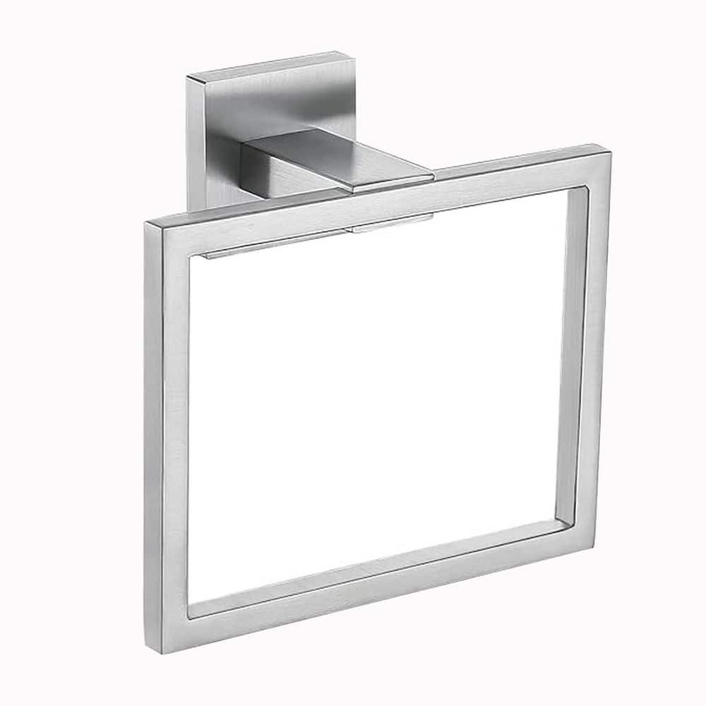 BYH build your home Wall Mounted Towel Ring Bath Rectangular Towel ...