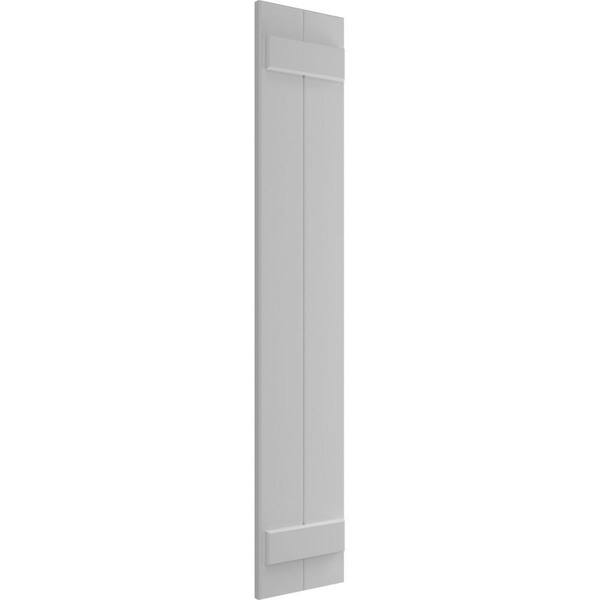 Indoor Shutters For Windows White 14x60 Inch Real Wood Board & Batten ...