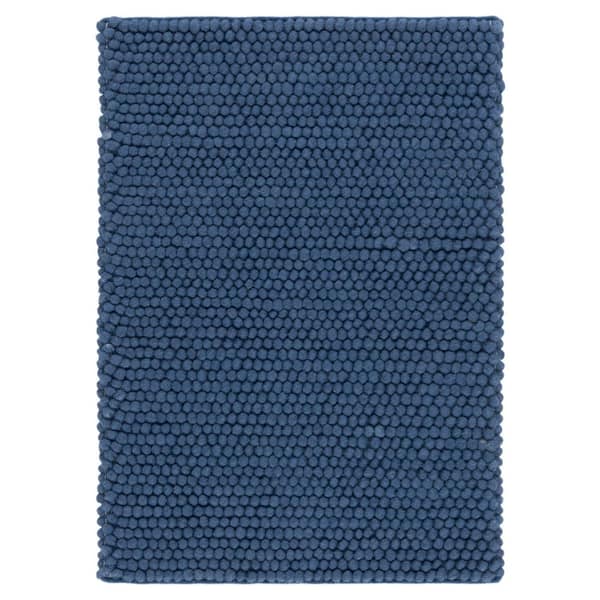 SAFAVIEH Natura Navy Blue 2 ft. x 3 ft. Gradient Area Rug NAT620M-2W ...