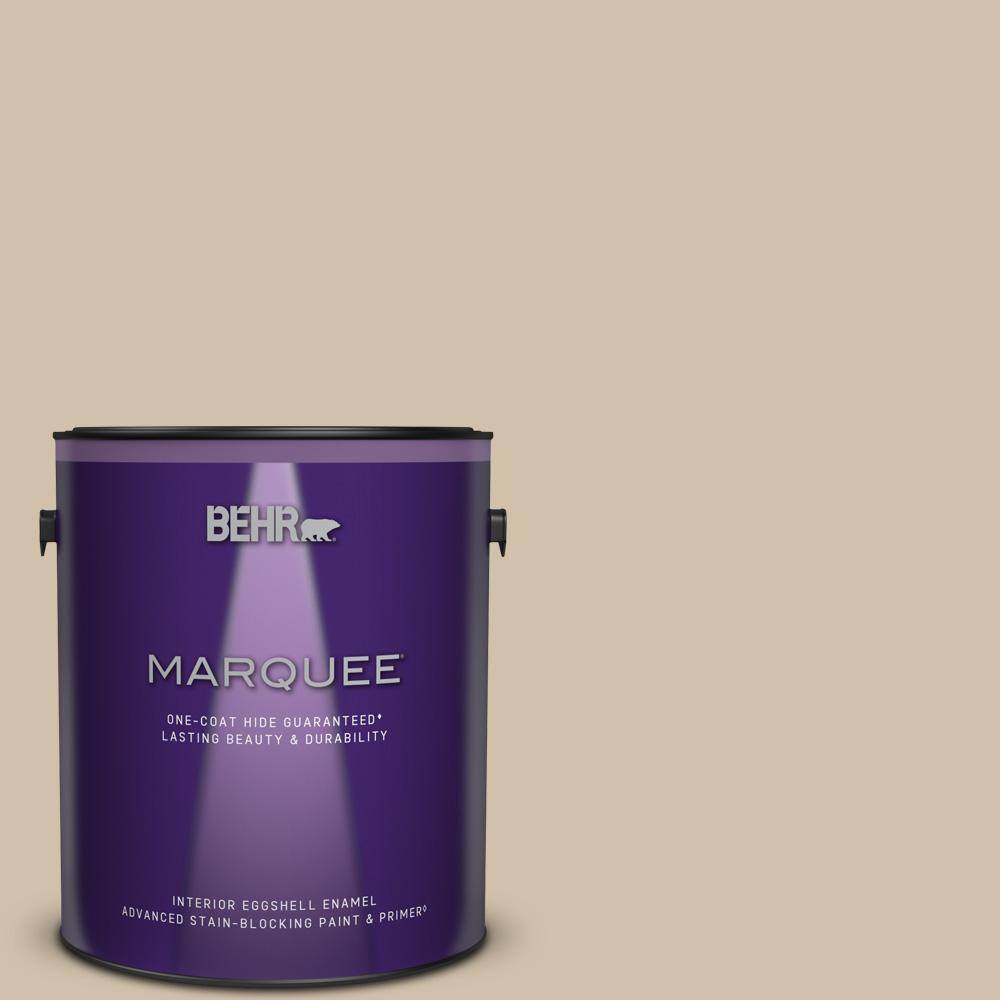 BEHR MARQUEE 1 gal. #PPF-32 Light Rattan Eggshell Enamel Interior Paint ...