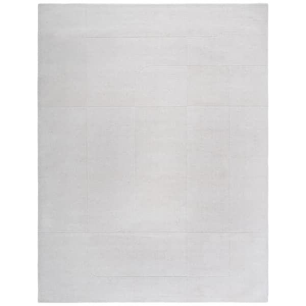 SAFAVIEH Mykonos 8 ft. x 10 ft. Ivory Solid Geometric Area Rug MKN201A ...