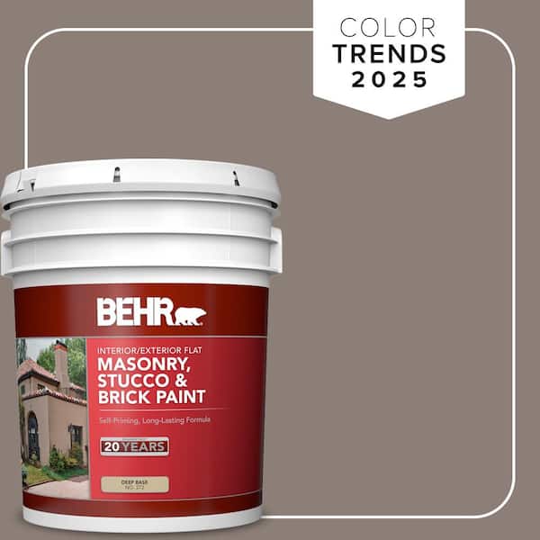 BEHR 5 gal. Home Decorators Collection #HDC-NT-27B Wild Truffle Flat ...