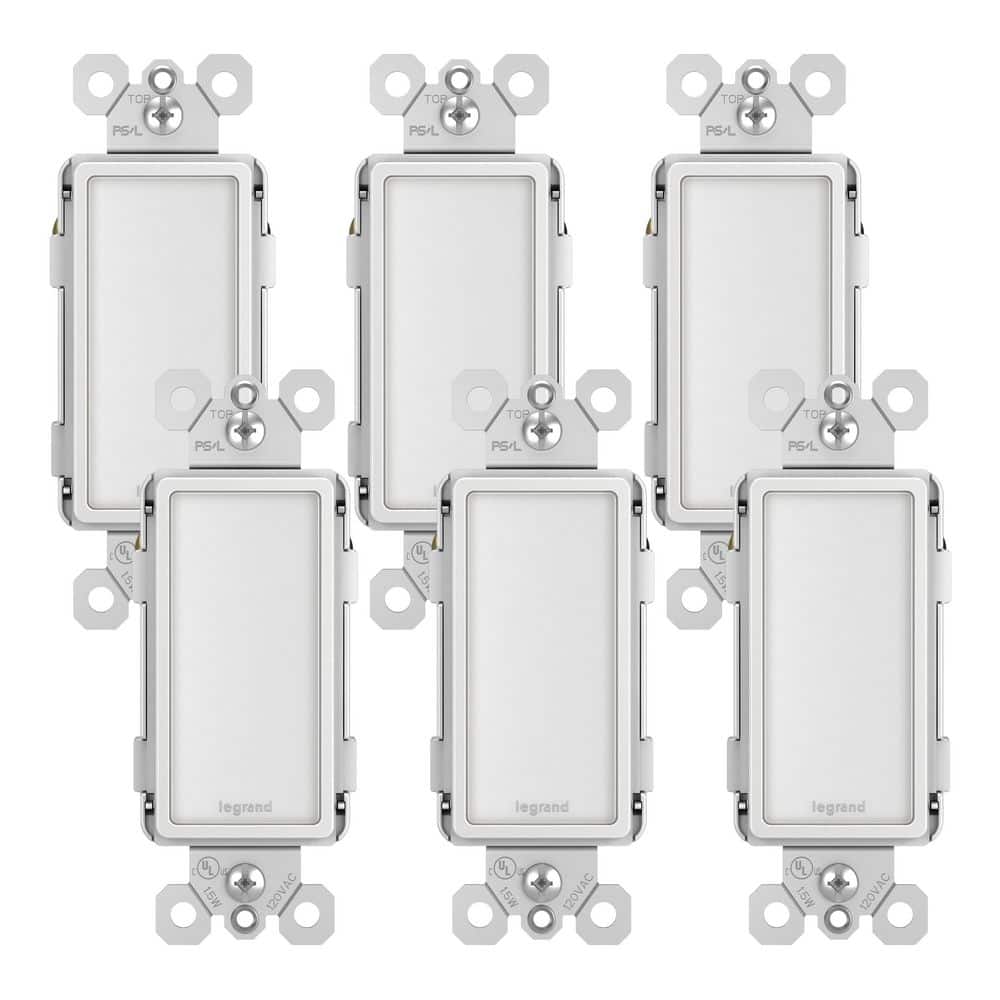 Legrand radiant 125-Volt Full Night Light Decorator Duplex Outlet ...