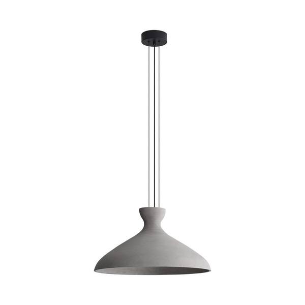 Golden Lighting Aethera 20-Watt 1 Light Grey Cement Integrated LED ...