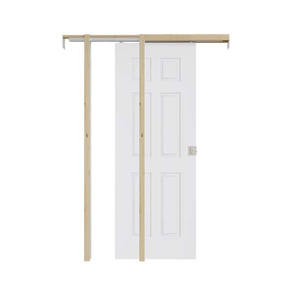Reviews for TENONER 32 in. x 80 in. Half-Louver Panel White Primed Pine ...