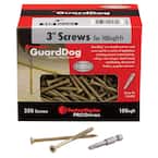 FastenMaster GuardDog #10 x 3 in. Torx Drive, Bugle Head Exterior Wood Screw (350-Pack) FMGD003 ...