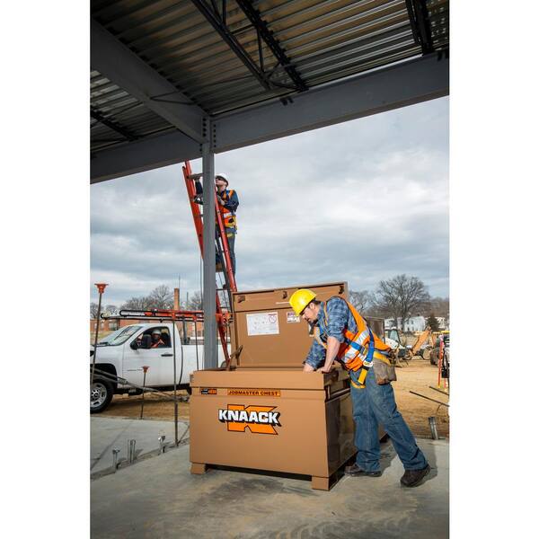 Knaack 60 in. W x 30 in. L x 34 in. H Steel Jobsite Storage Piano Box 69