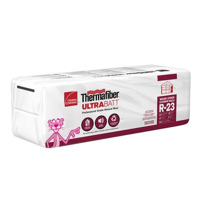Owens Corning R-23 15 in. x 47 in. Thermafiber Ultra-Batt Unfaced ...