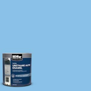 BEHR PREMIUM 1 qt. #P510-3 Rhodes Semi-Gloss Enamel Urethane Alkyd ...