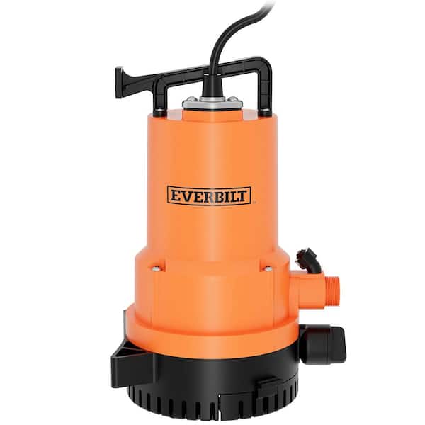 Everbilt 1/4 HP 2-in-1 Submersible Utility and Transfer Pump UTA02510 ...
