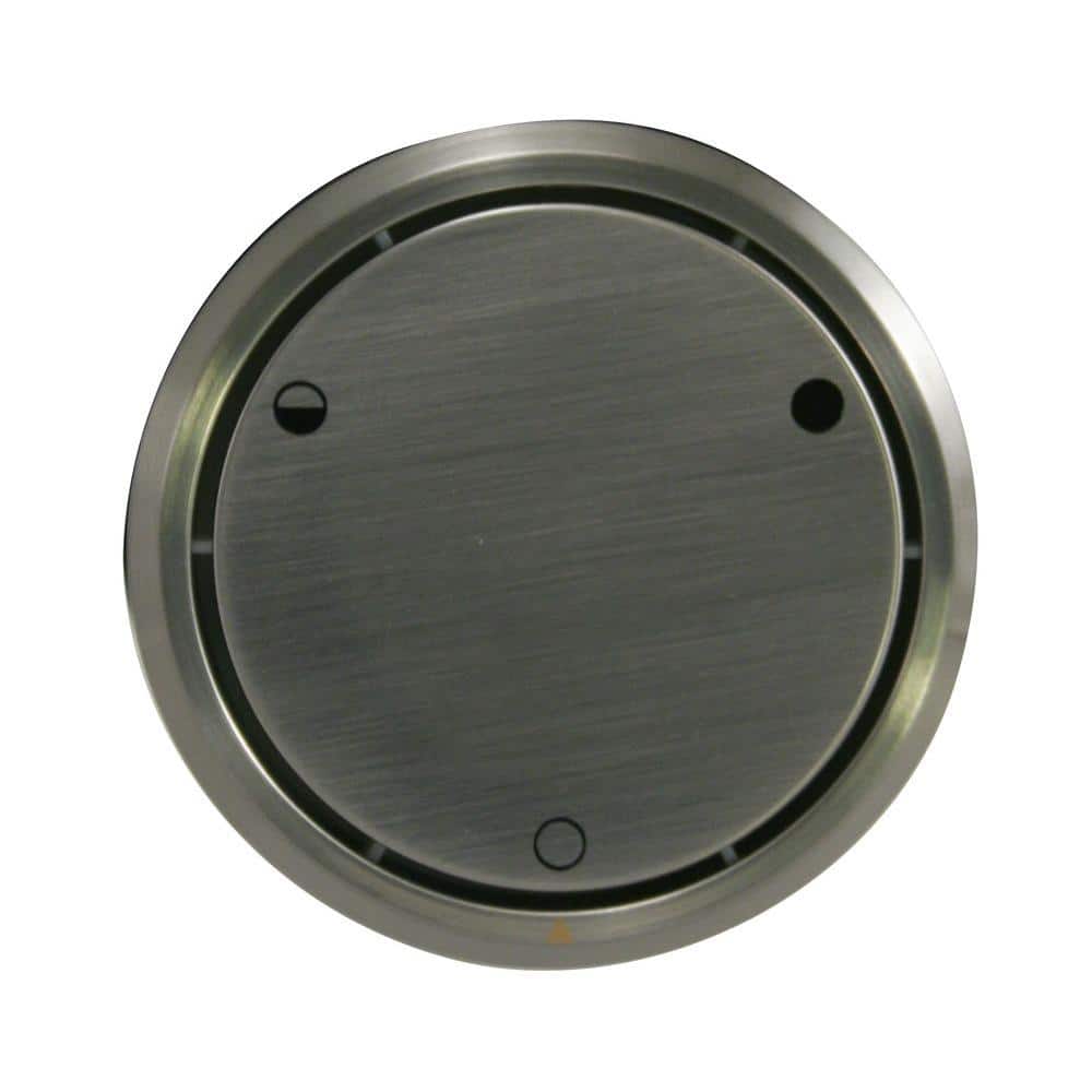 Westbrass Patented Deep Soak Round Replacement 2-Hole Bathtub Overflow ...