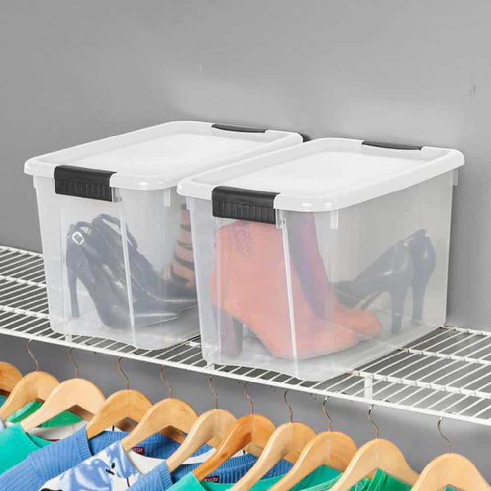 Clear 18 in. x 11.5 in. Plastic Decorative Boxes (Set of 6) Z002BA5F5C ...