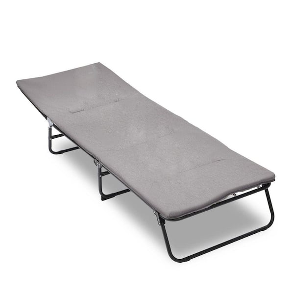 Gruisse Adjustable Folding Camping Cot for Adults, Outdoor Heavy Duty ...