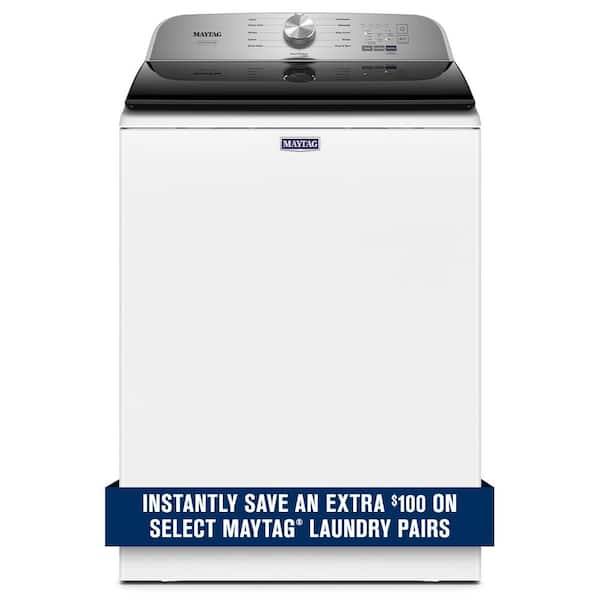 Maytag 4.7 cu. ft. Pet Pro Top Load Washer in White MVW6500MW - The ...