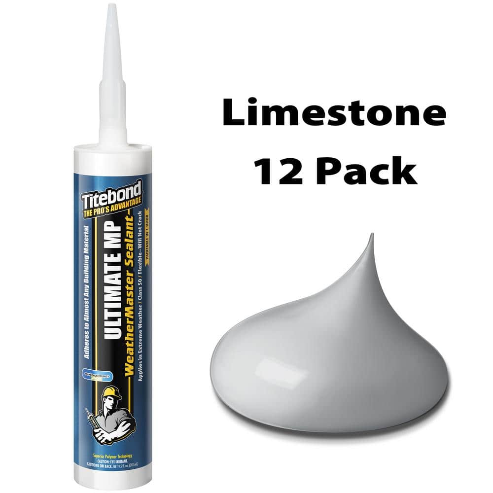 Titebond WeatherMaster 9.5 Oz. ULTIMATE MP Sealant - Limestone (12-Pack ...