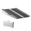 VEVOR 2 ft. Portable Wheelchair Ramp 24 in. L x 29 in. W x 2 in. H Non ...