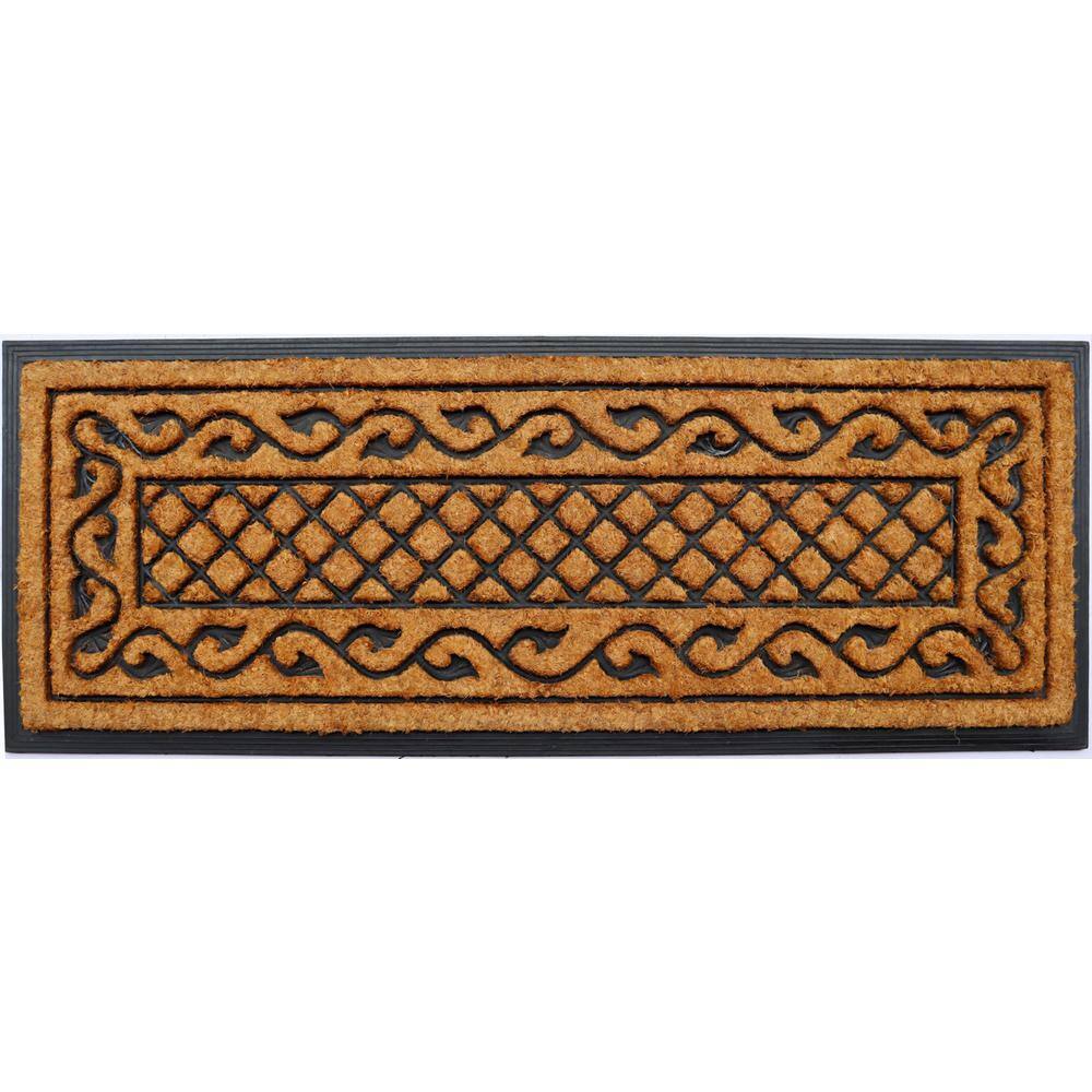 Imports Décor Natural Brushed Rubber Backed Vine Border 47 in. x 18 in ...
