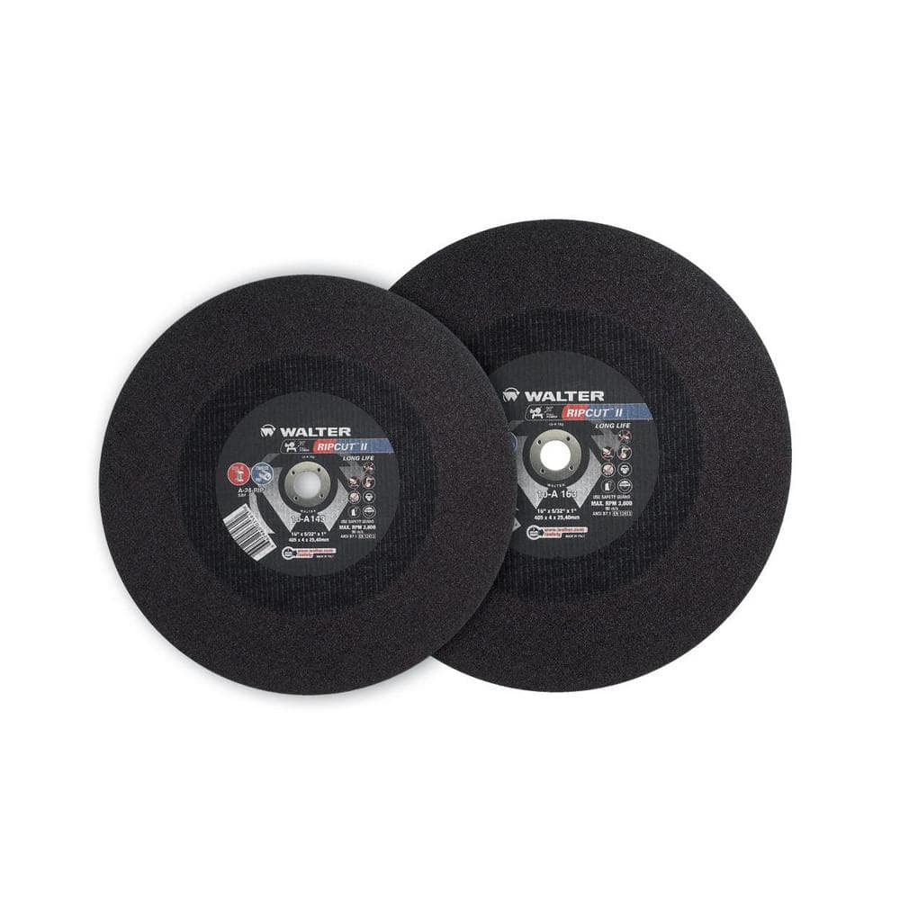 WALTER SURFACE TECHNOLOGIES RIPCUT II 20 in. x 3/16 in. x 40mm Arbor T1 ...