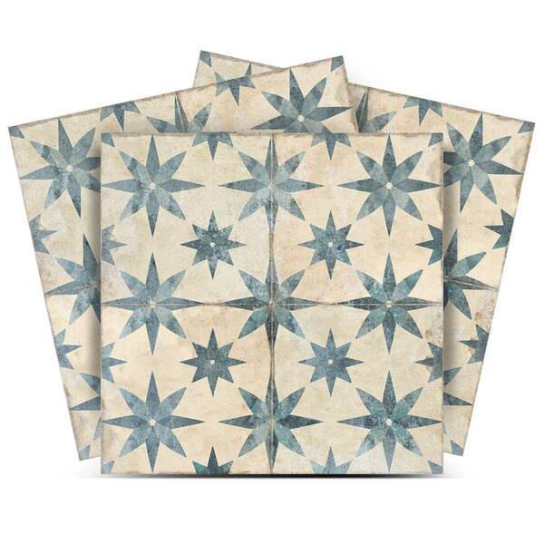 MI ALMA Green R204 8 in. x 8 in. Vinyl Peel and Stick Tile (24-Tiles ...