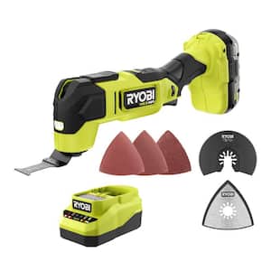 RYOBI ONE+ HP 18V Brushless Cordless Oscillating Multi-Tool with 4.0 Ah ...