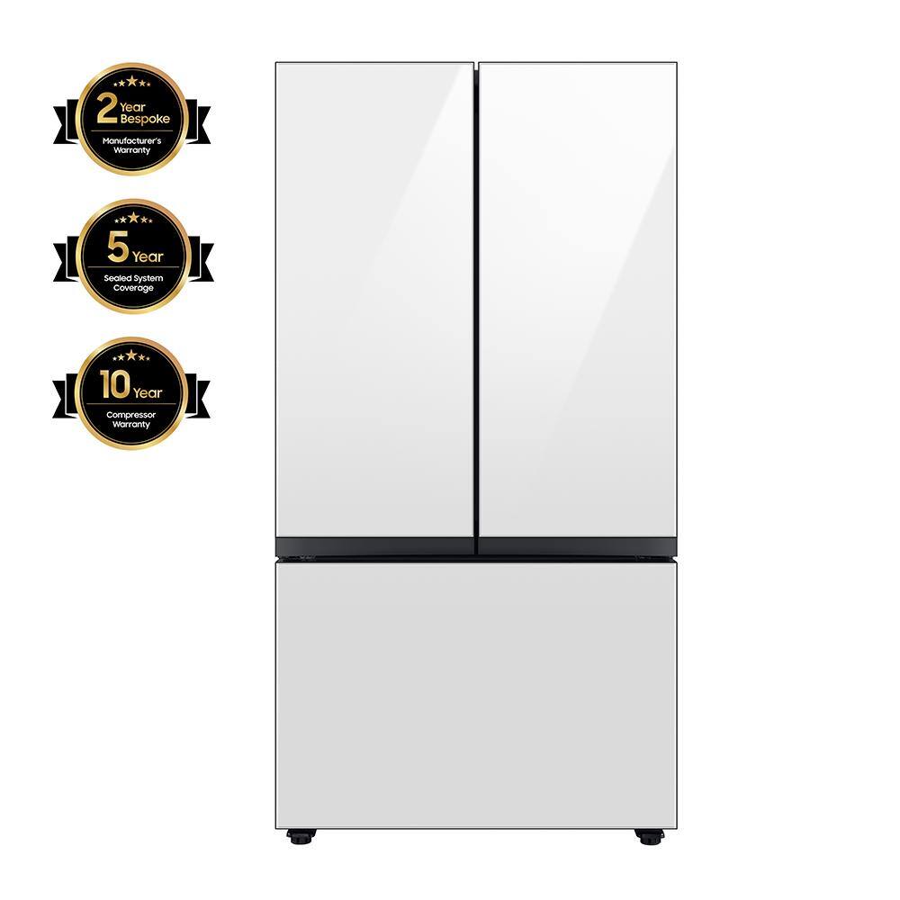 Samsung Bespoke 30 Cu Ft 3 Door French Door Smart Refrigerator With Samsung Bespoke 30 Cu Ft 3 Door French Door Smart Refrigerator With