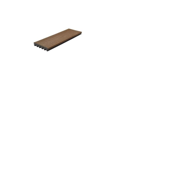 Trex 1 in. x 6 ft. to 16 ft. Enhance Basics Saddle Grooved Edge ...