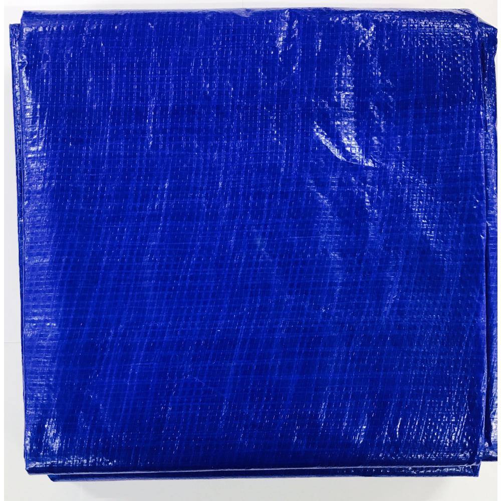 Everbilt 6 ft. x 8 ft. Blue General Purpose Tarp GB 0608 - The Home Depot