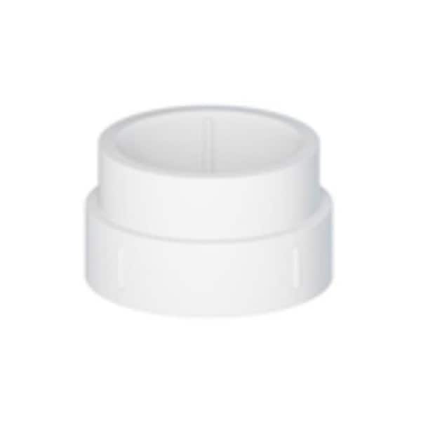 PLUMBFLEX 1-1/2 in. White Rigid PVC DWV Trap Adapter, 0.21 ft. Long ...