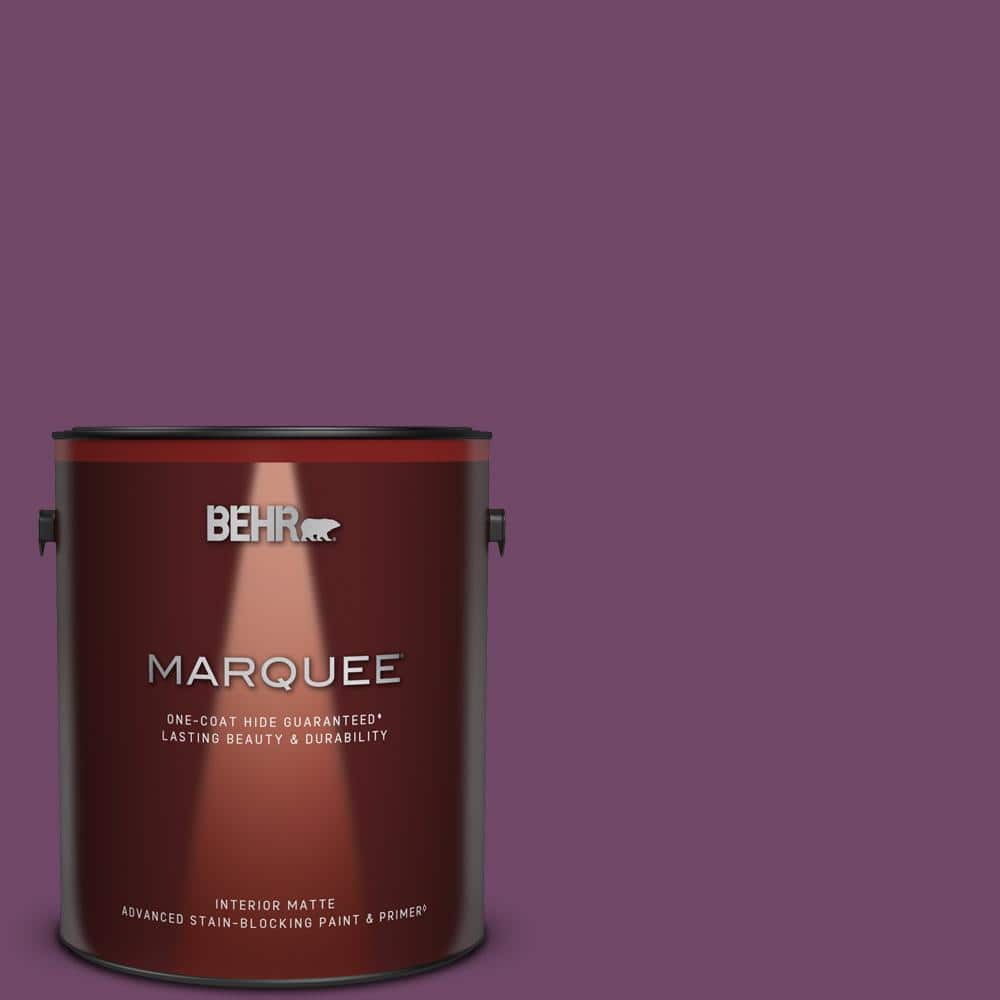 BEHR MARQUEE 1 gal. #S-G-680 Raspberry Mousse Matte Interior Paint ...