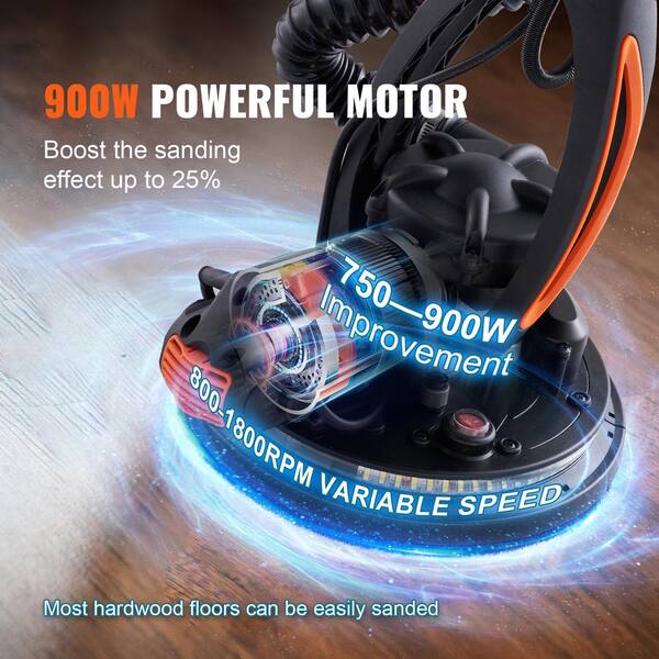 Palm Sander Vevor Canada Drywall Sander Power 1390W Orbital Electric ...