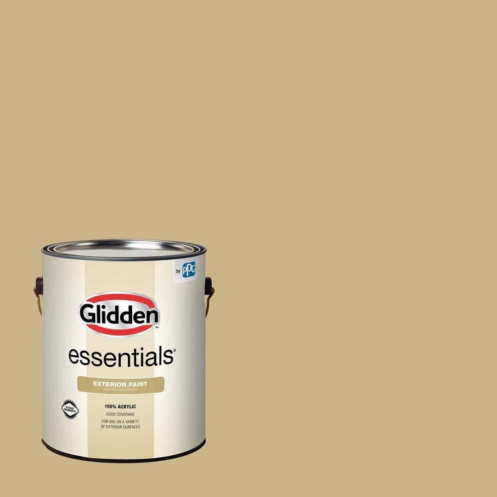 Glidden Essentials 1 gal. PPG1093-4 Somber Satin Exterior Paint PPG1093 ...