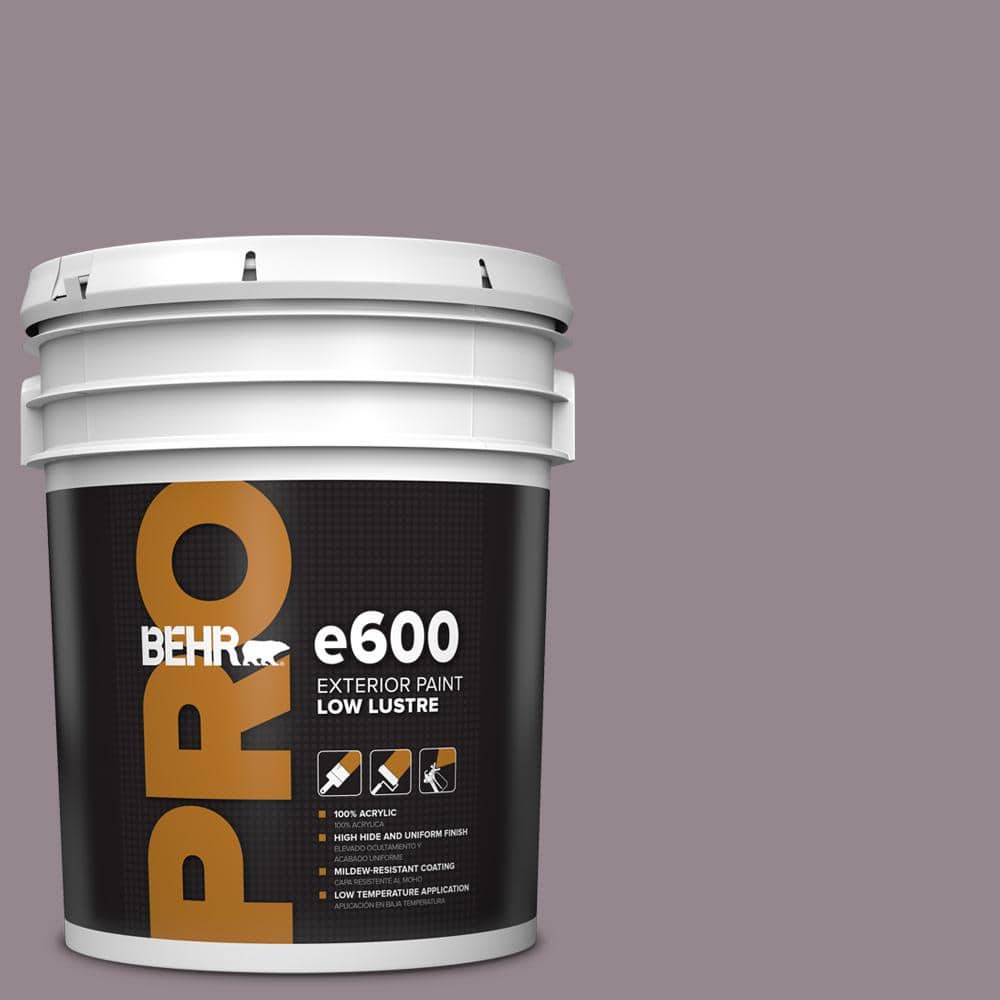 BEHR PRO 5 gal. #MQ1-32 Cinema Screen Low Luster Exterior Paint PR62305 ...