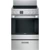 Haier 24 in. 4 Burner Element Free-Standing Electric Range with Self ...