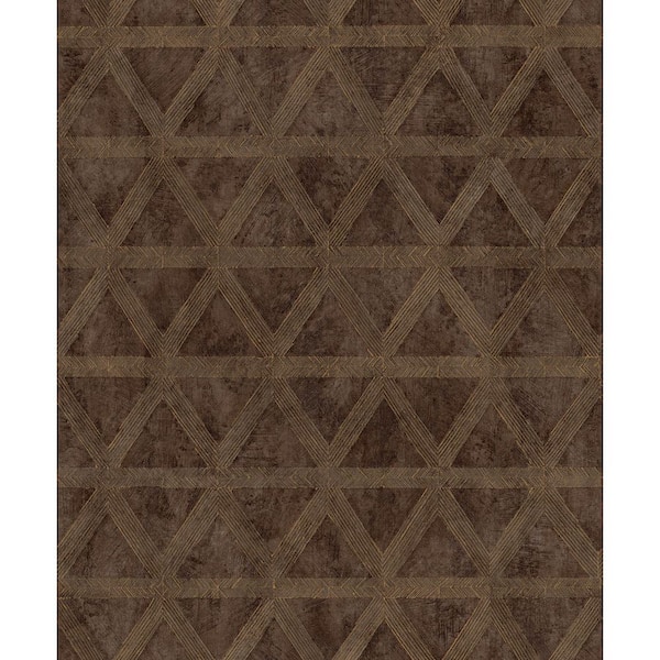 Utopia Collection Bronze Tri-Prism Effect Sheen Finish Vinyl on Non ...