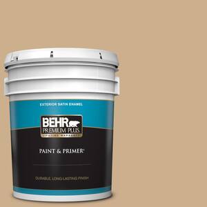BEHR PREMIUM PLUS 8 oz. #PPU7-20 Raffia Ribbon Flat Interior/Exterior ...