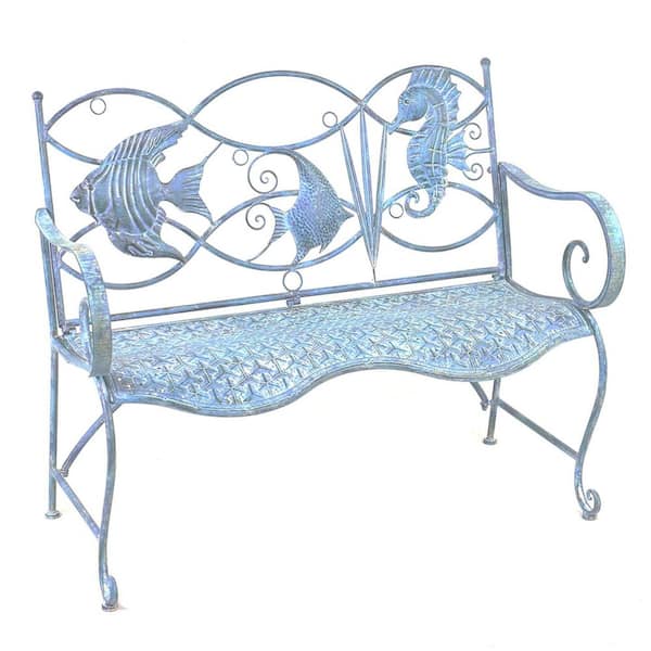 Zaer Ltd. International Sea Creature 43.7 in. W 2-Person Coastal Blue ...