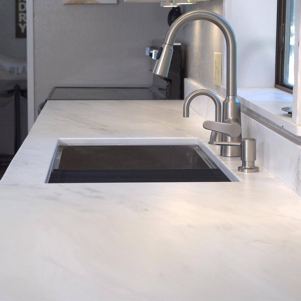 64 oz. Carrara Marble Matte Finish Countertop Kit; Table top Epoxy for ...